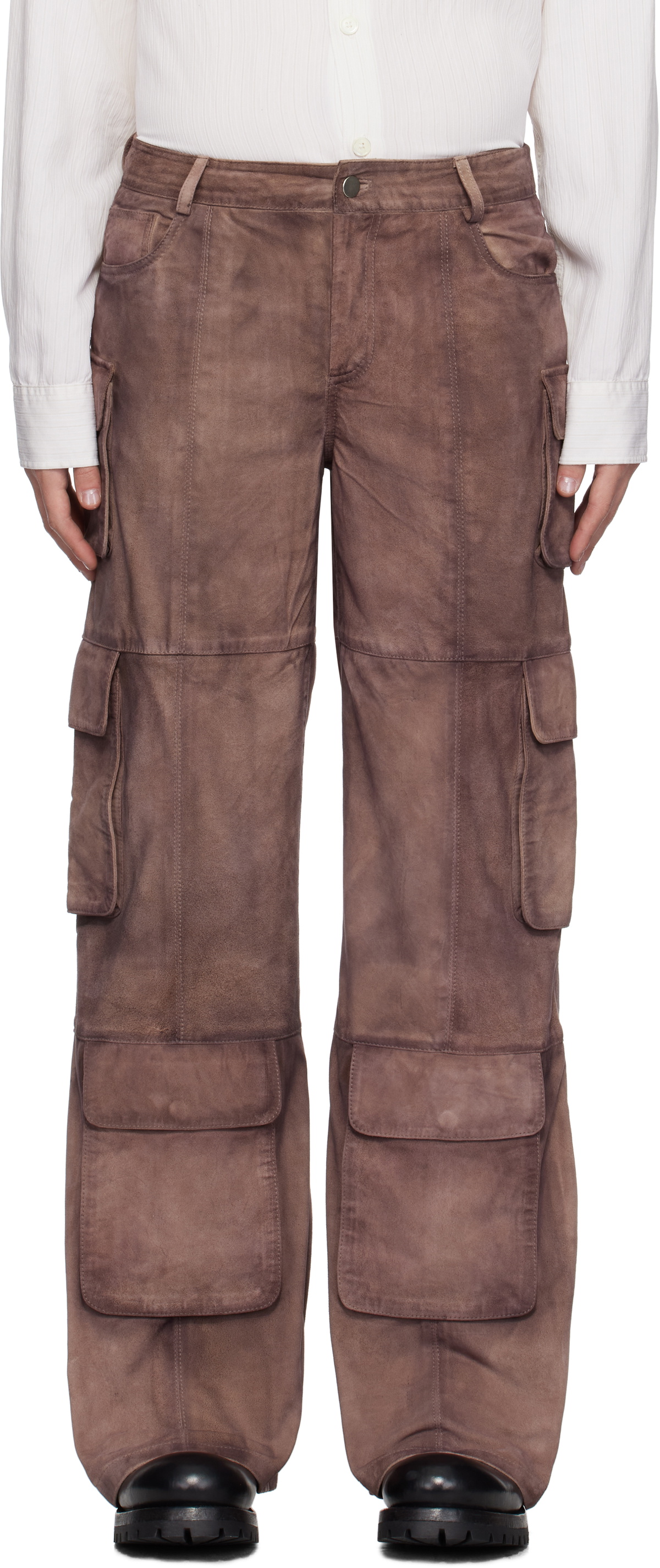 Deadwood Brown Prowess Suede Pants Deadwood