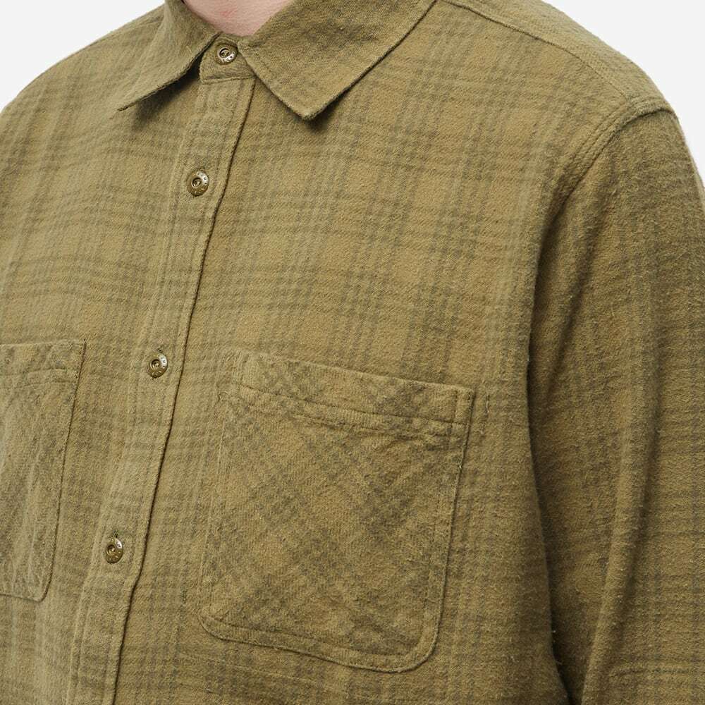Adsum Men's No Flap Flannel Workshirt in Moss Adsum
