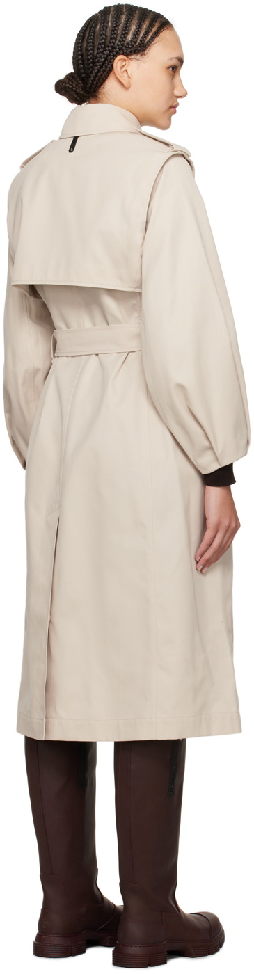 MACKAGE Beige Alia Trench Coat Mackage