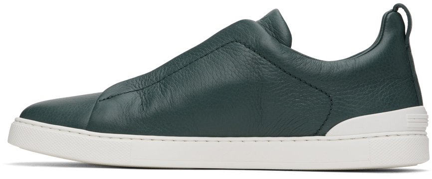 ZEGNA Green Triple Stitch Sneakers Zegna