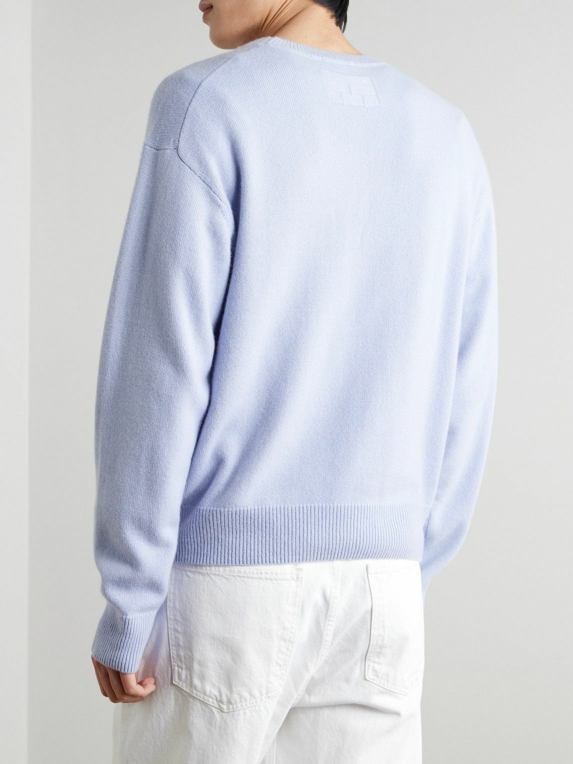 FRAME - Cashmere Sweater - Blue Frame Denim