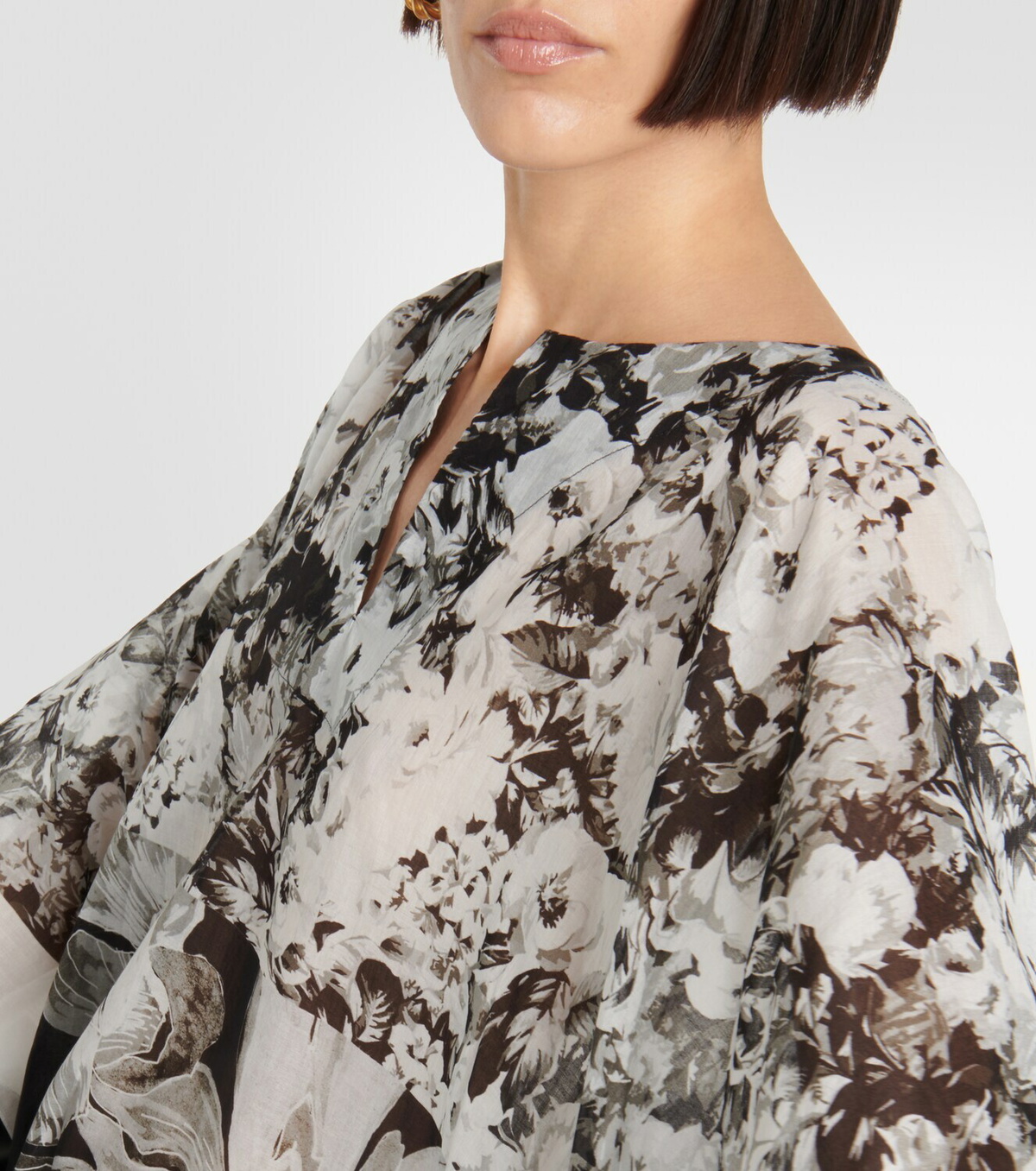 Dries Van Noten Printed cotton kaftan Dries Van Noten