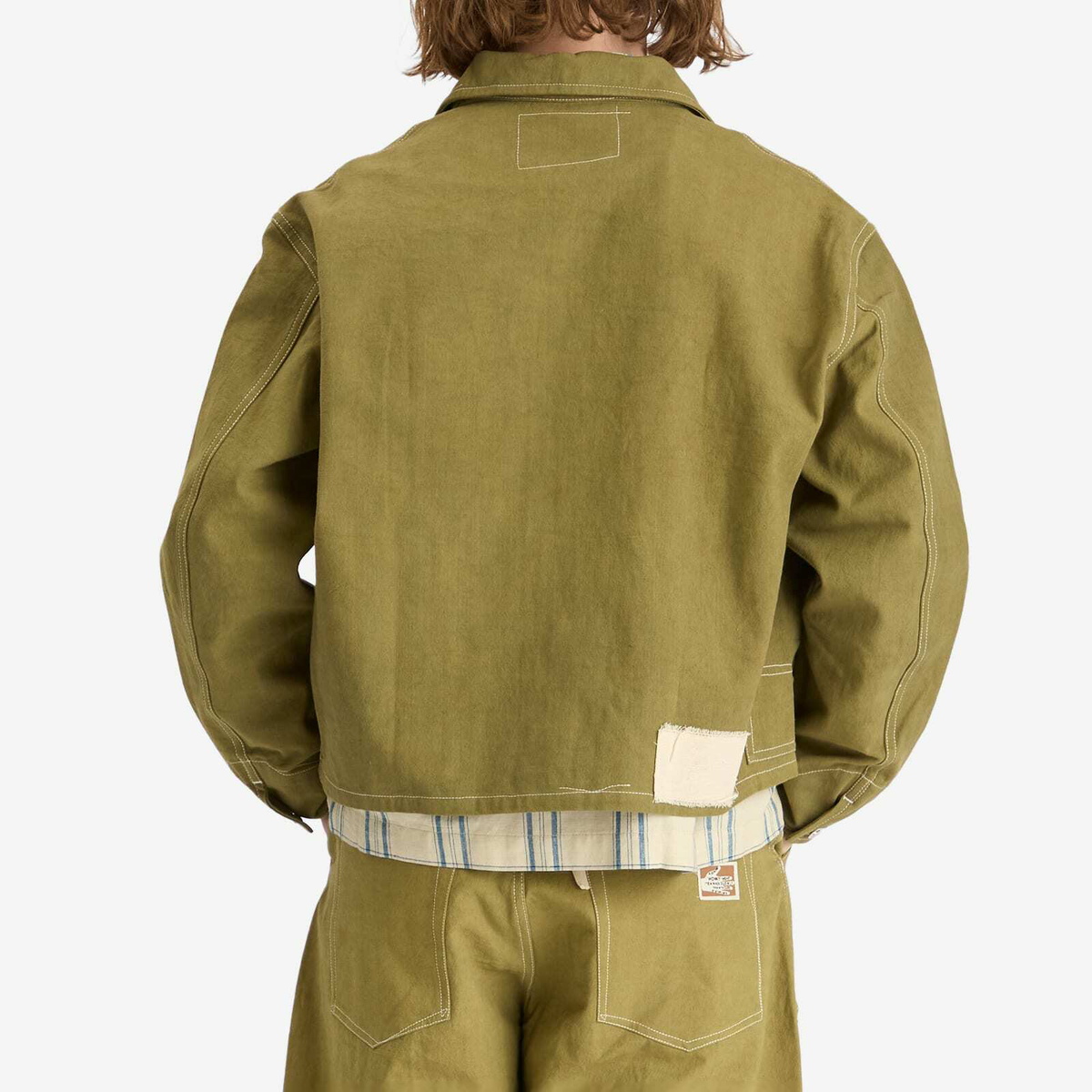 Story mfg. Men's Station Jacket in Olive Wonky-Wear Story Mfg.