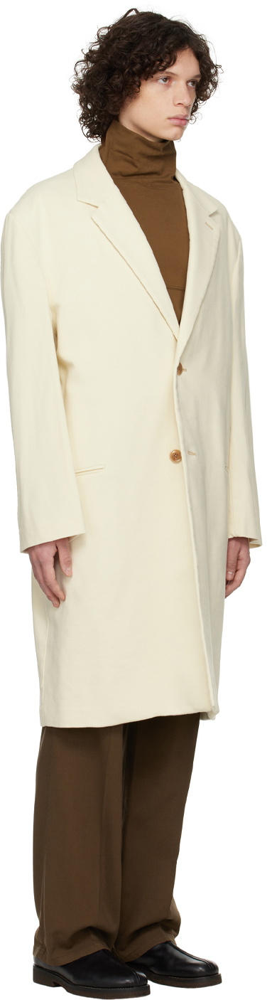 LEMAIRE Off-White Chesterfield Coat Lemaire