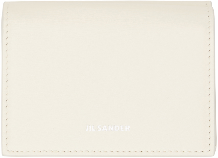 Jil Sander Off-White Mini Wallet Jil Sander