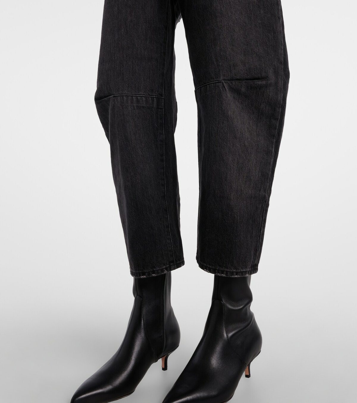 Nili Lotan Shon mid-rise barrel-leg jeans Nili Lotan