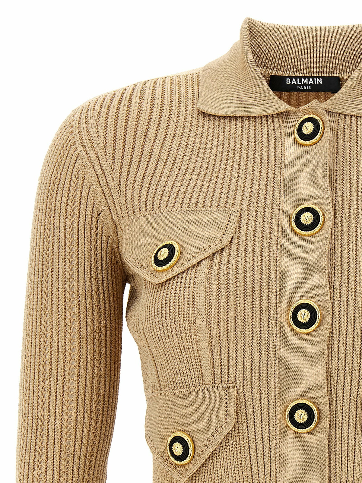 Balmain Ribbed Cardigan Balmain