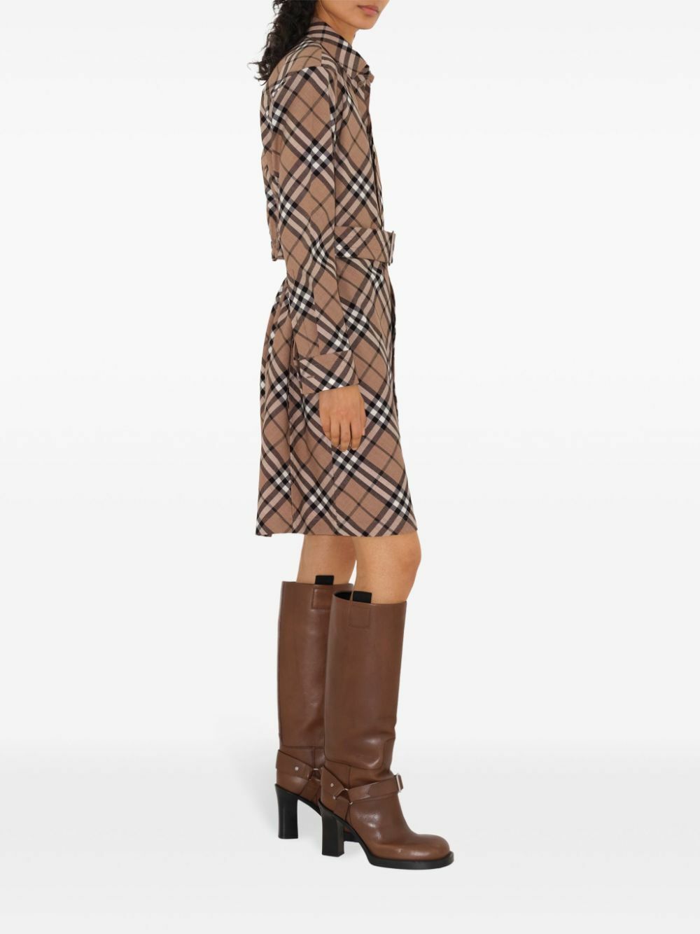 Burberry Check Shirt Dress Burberry
