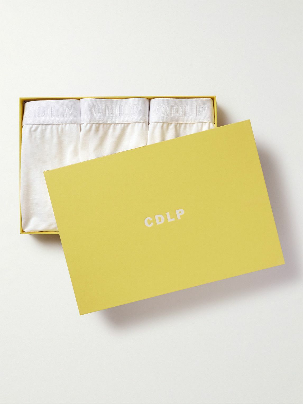 CDLP - Three-Pack Stretch-TENCEL™ Lyocell Boxer Briefs - White CDLP