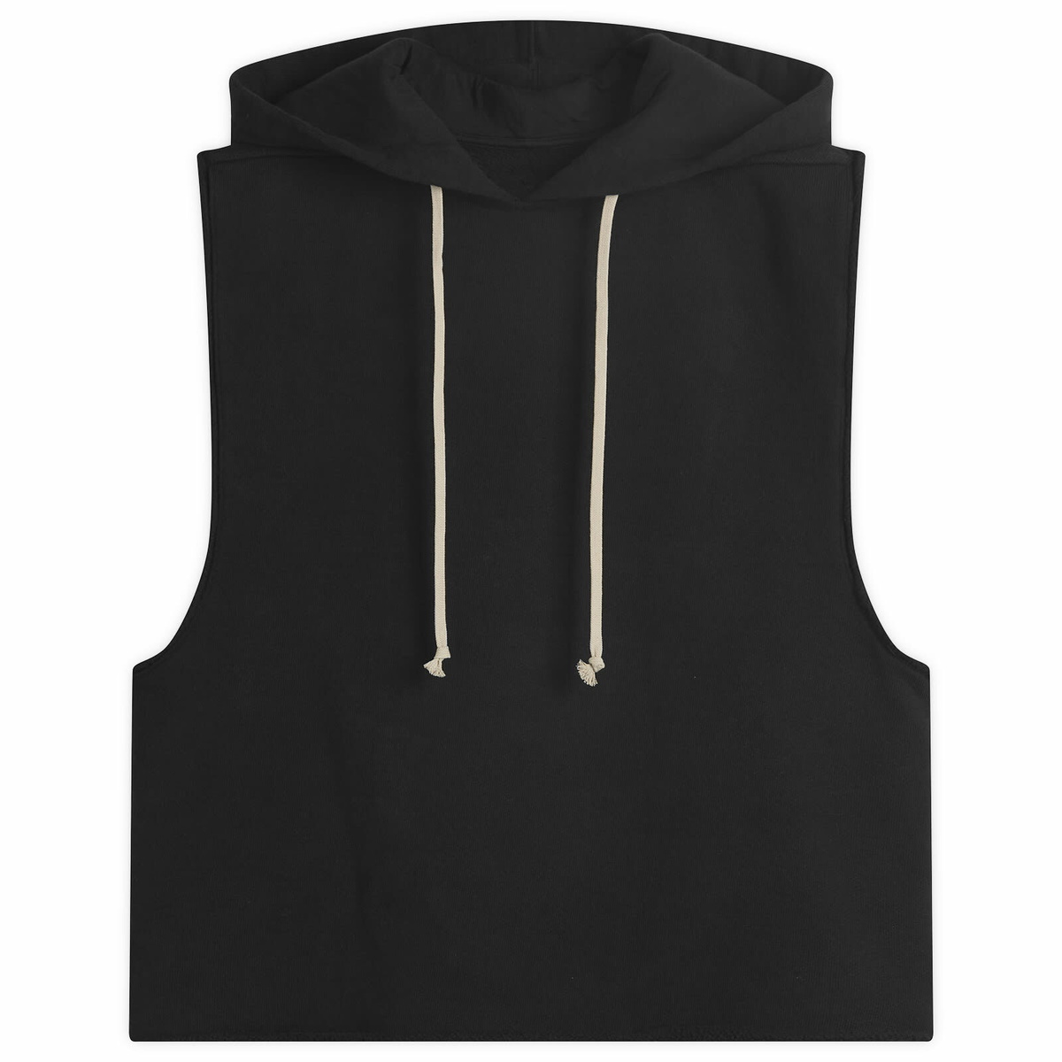 Rick Owens Men's Hooded Tunic in Black Rick Owens