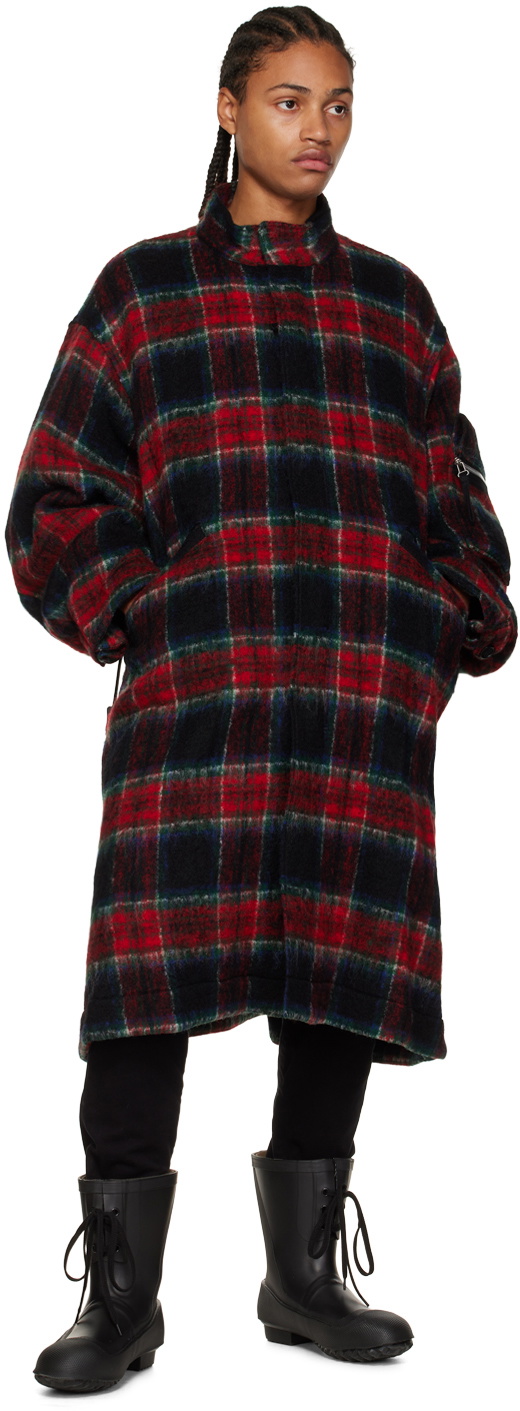 Undercover Multicolor Check Coat Undercover