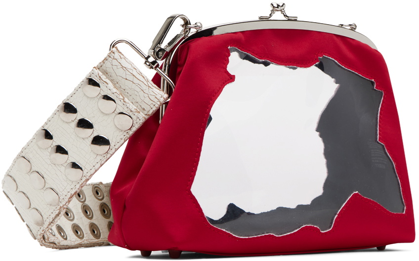 VAQUERA Red Destroyed Purse Vaquera