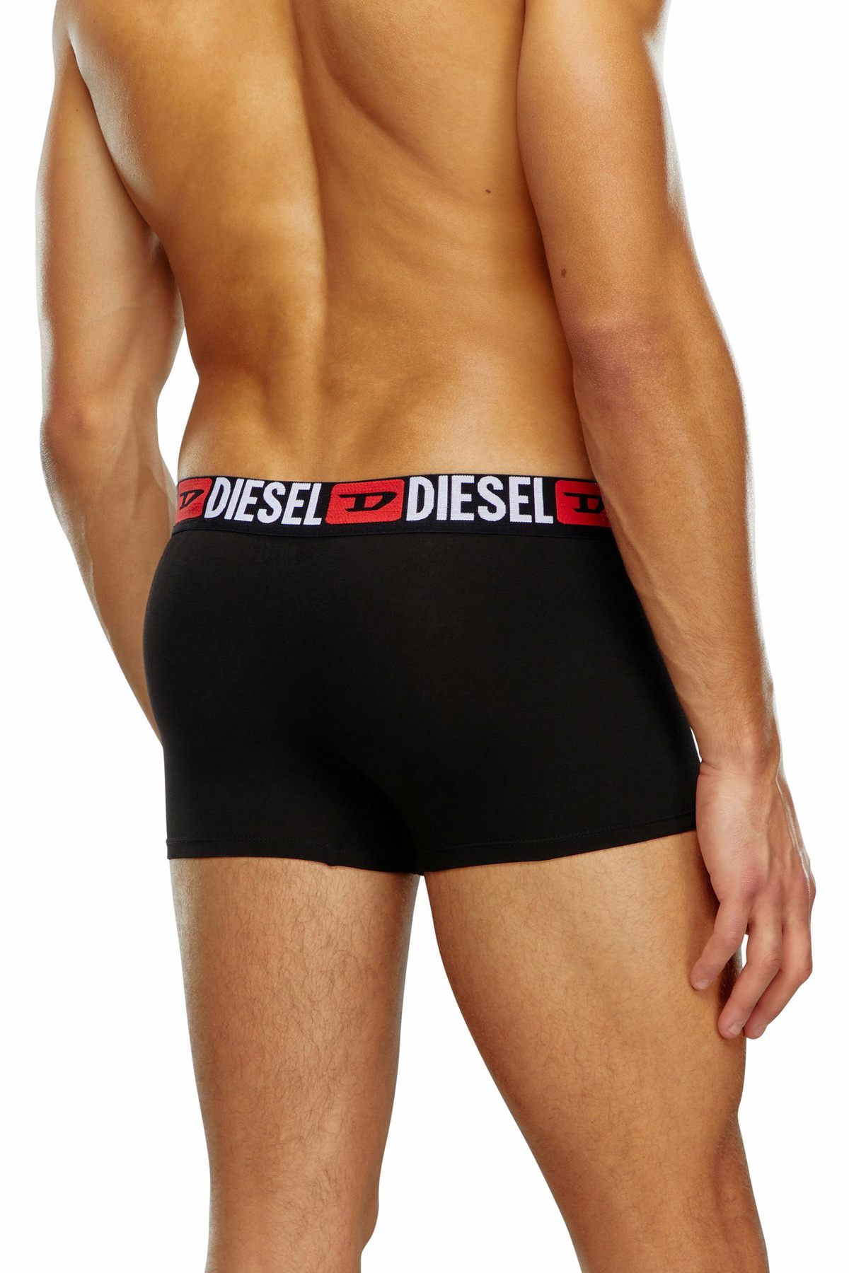 Diesel Three-pack of all-over logo waist boxers - Trunks Mens in ...