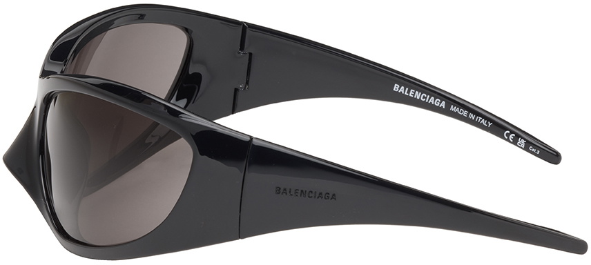 Balenciaga Black Skin XXL Cat Sunglasses Balenciaga