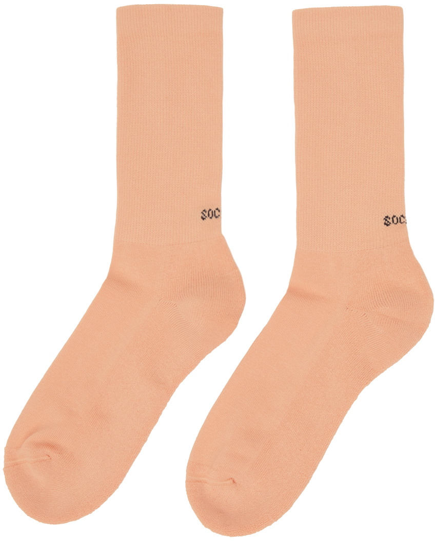 SOCKSSS Two-Pack Orange & Pink Socks Socksss