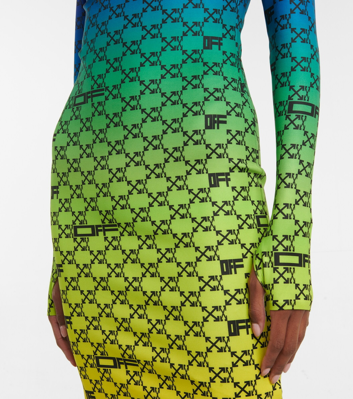 Off-White - Monogram minidress Off-White