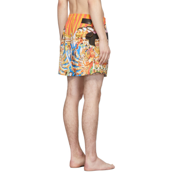 Amiri Multicolor Hendrix Swim Shorts Amiri