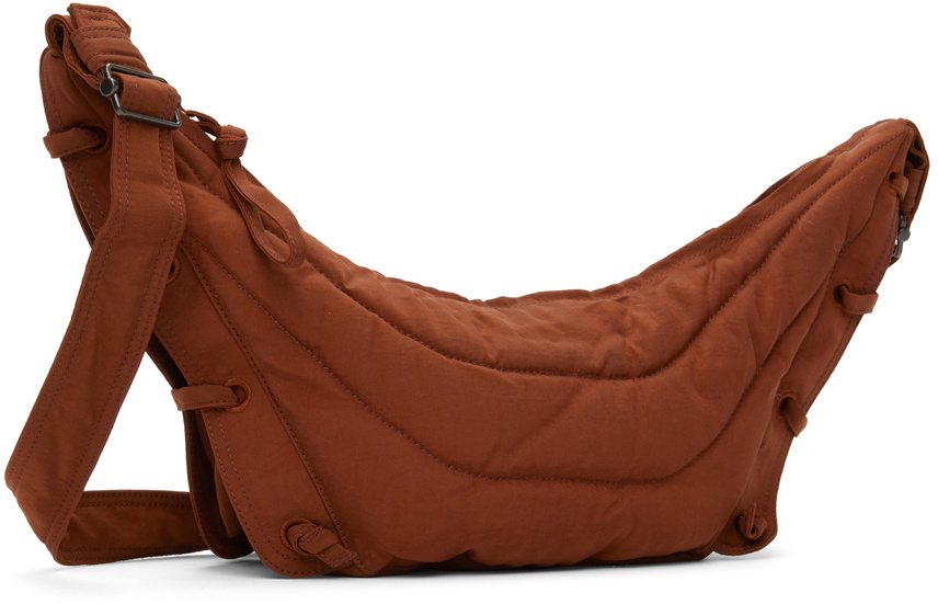 LEMAIRE Burgundy Small Soft Game Bag Lemaire