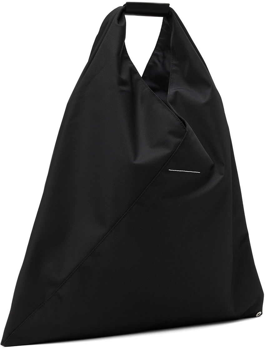 MM6 Maison Margiela Black Medium Classic Triangle Tote MM6 Maison Margiela