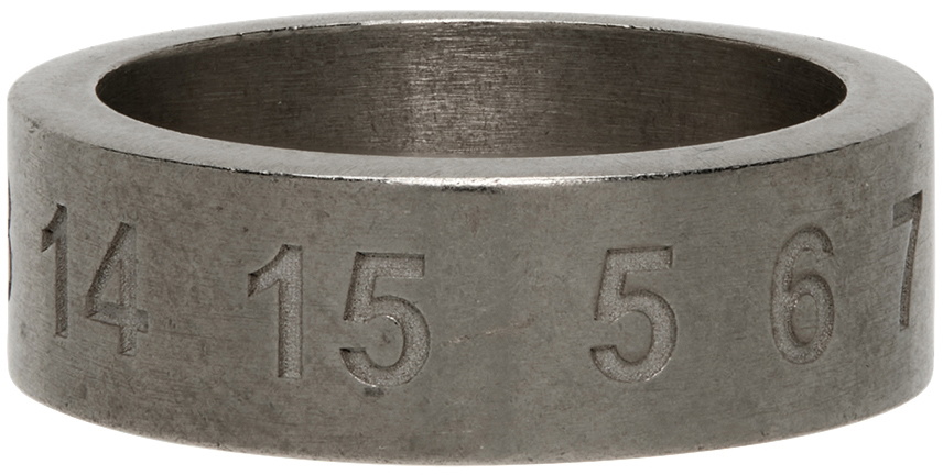 Maison Margiela Silver Number Ring Maison Margiela