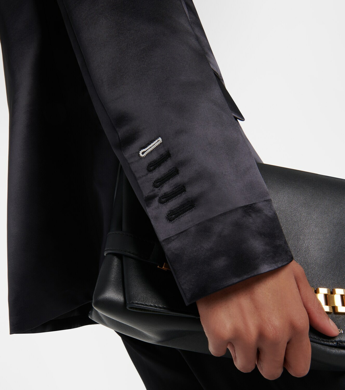 Victoria Beckham - Satin tuxedo blazer Victoria Beckham
