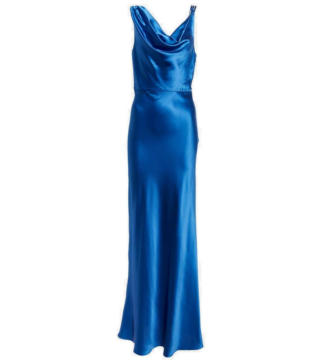 Veronica Beard Sanderson satin maxi dress Veronica Beard