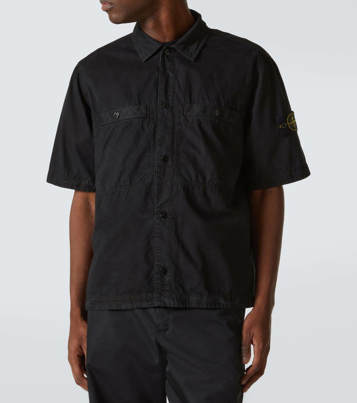 Stone Island Compass cotton shirt Stone Island