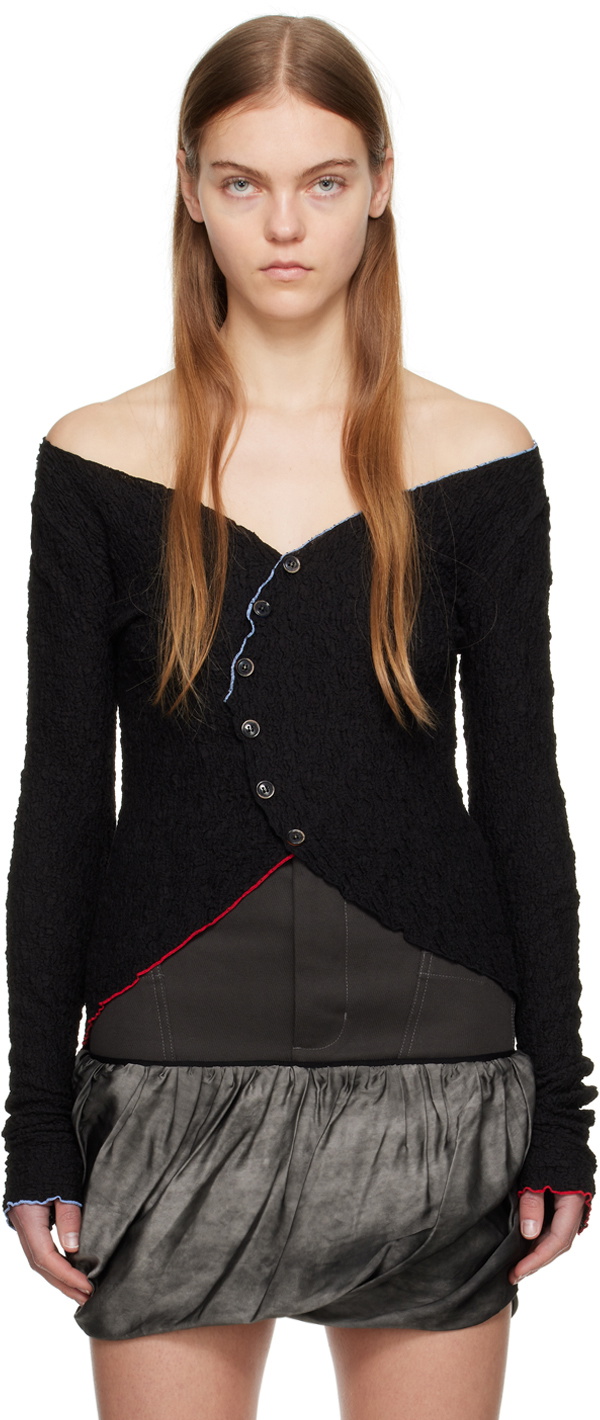 Andersson Bell SSENSE Exclusive Black Francis Cardigan Andersson Bell
