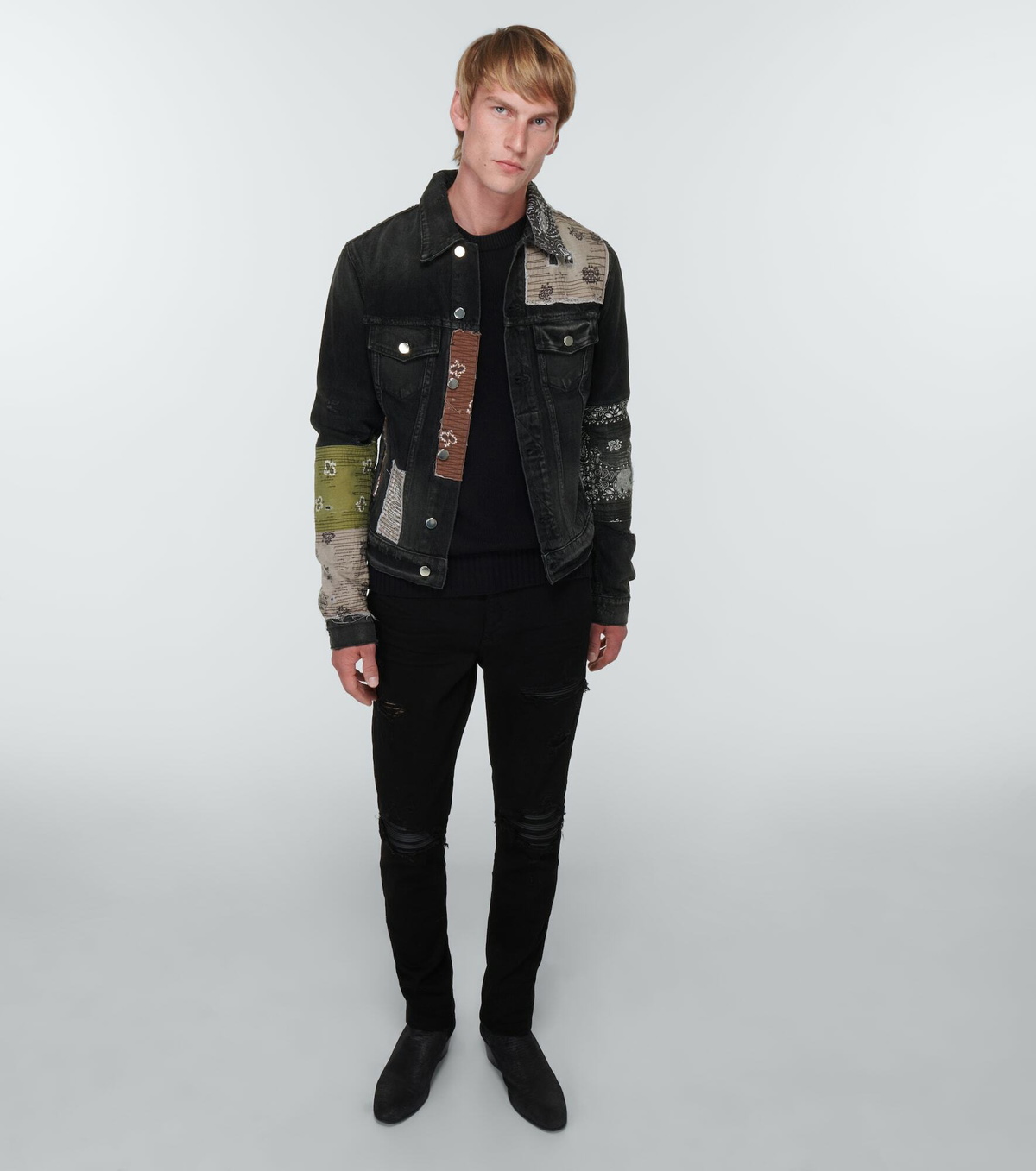Amiri - Patchwork denim jacket Amiri