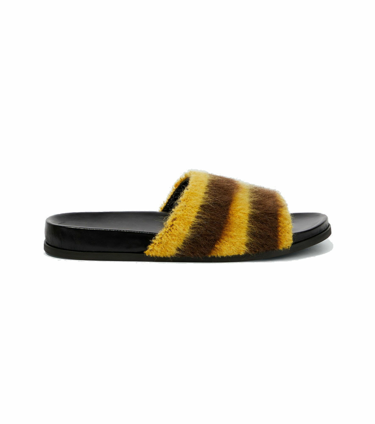 Marni - Fussbett striped slides Marni