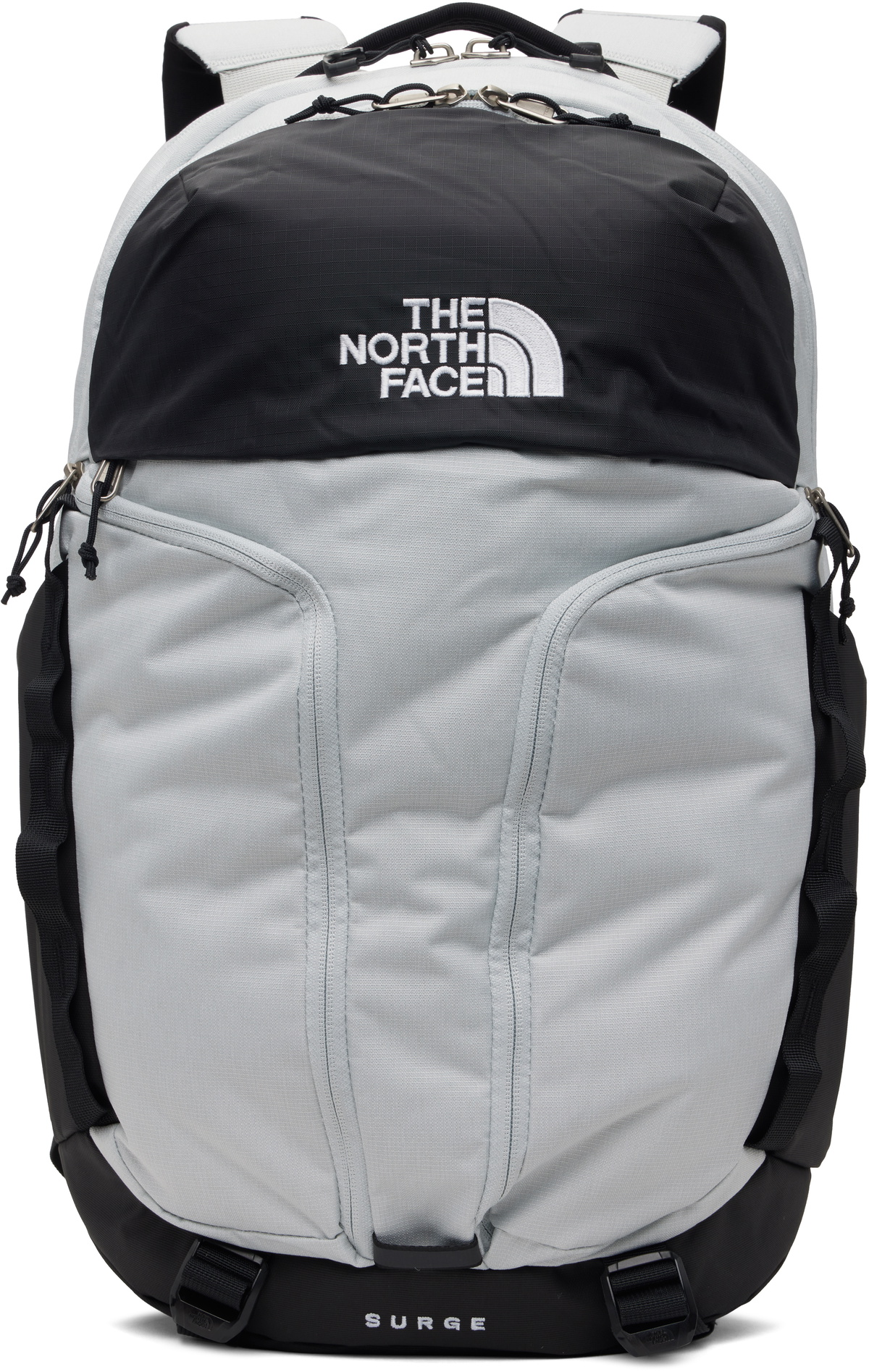 The North Face Gray & Black Surge Backpack The North Face
