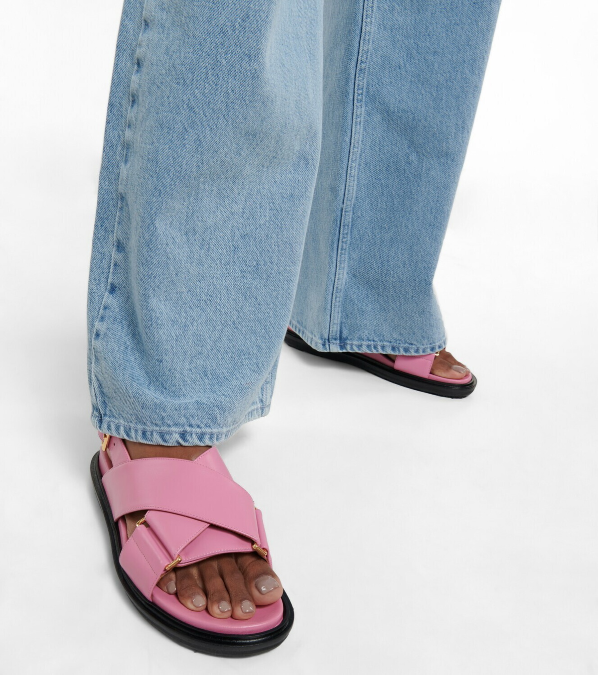 Marni - Fussbett leather sandals Marni