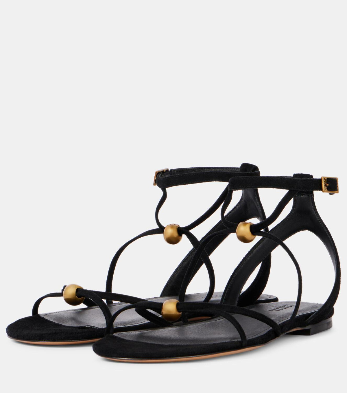Isabel Marant Aeza embellished suede sandals Isabel Marant
