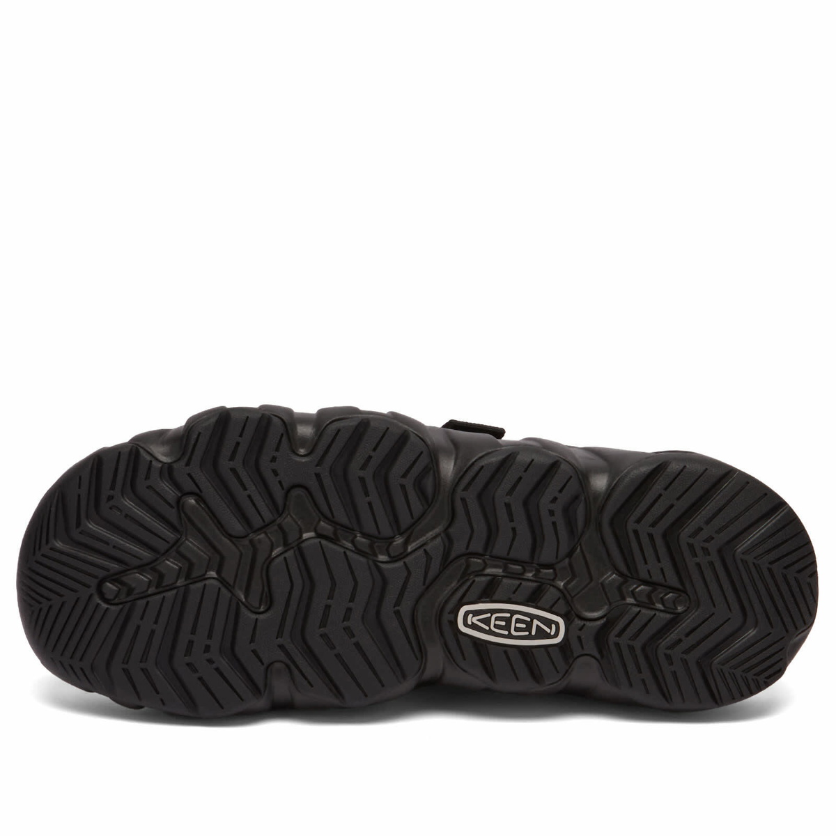 Keen Men's Hyperport Leather Clog in Black/Black KEEN