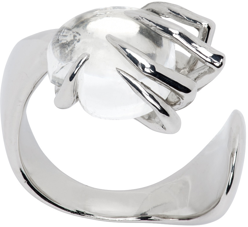 Alan Crocetti SSENSE Exclusive Silver Euphoria Ring Alan Crocetti