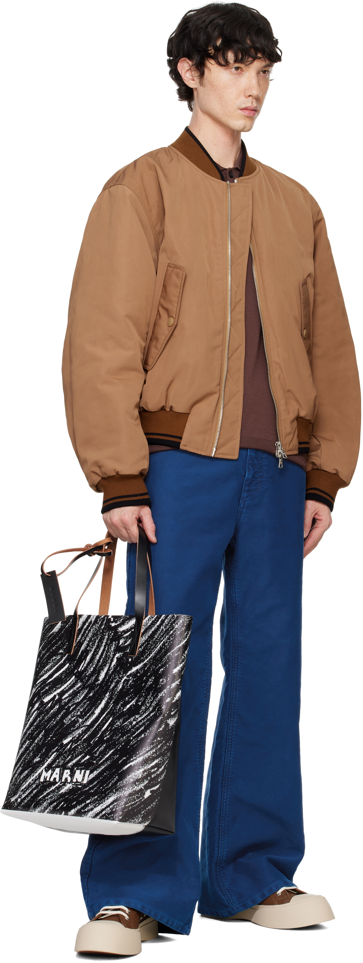 Marni Blue Overdyed Jeans Marni