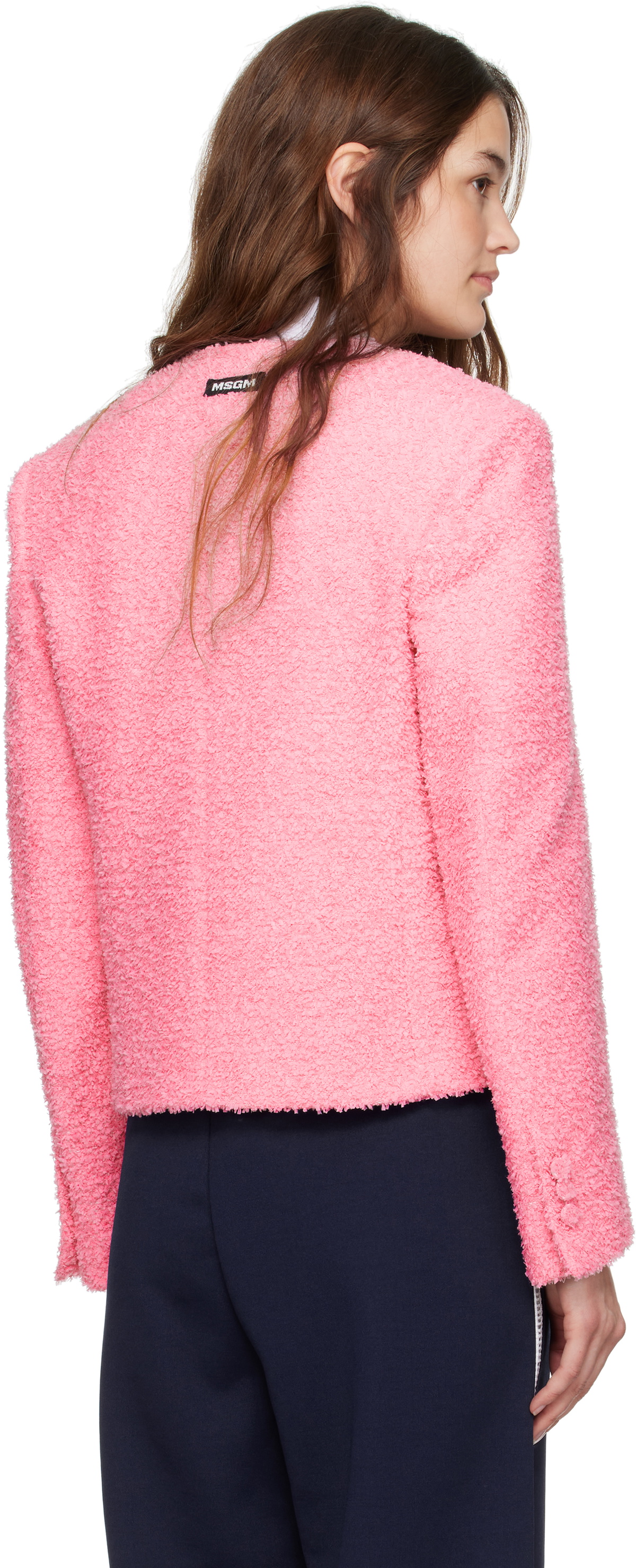 MSGM Pink Giacca Jacket MSGM