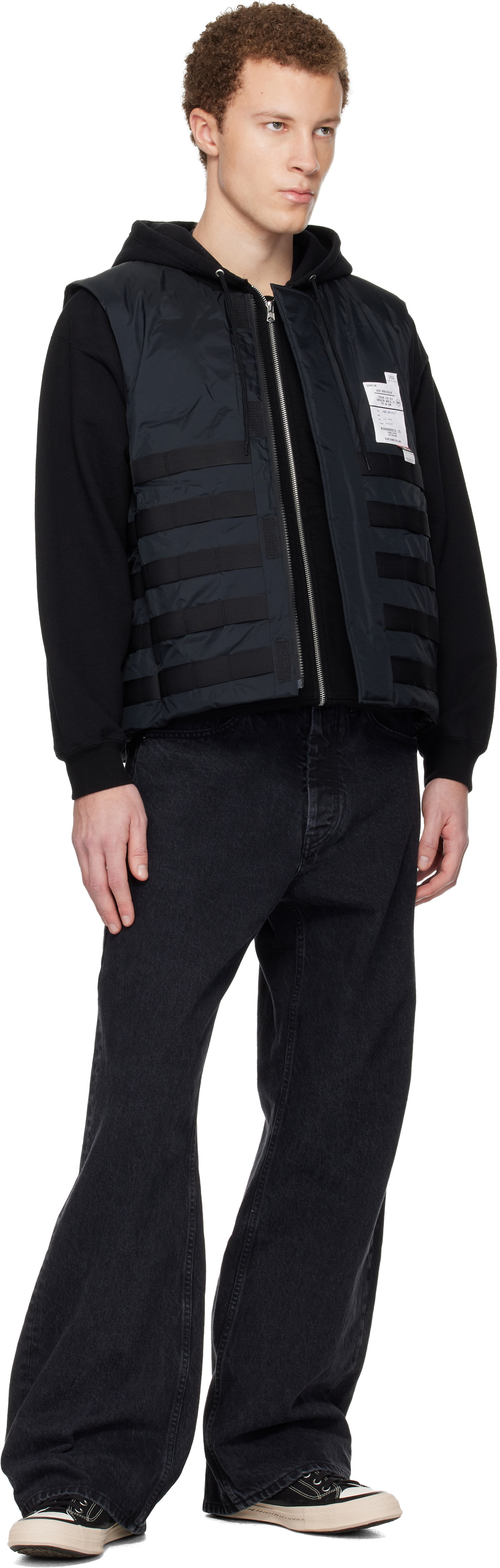 Neighborhood Black Nanga Edition Tactical Down Vest Neighborhood