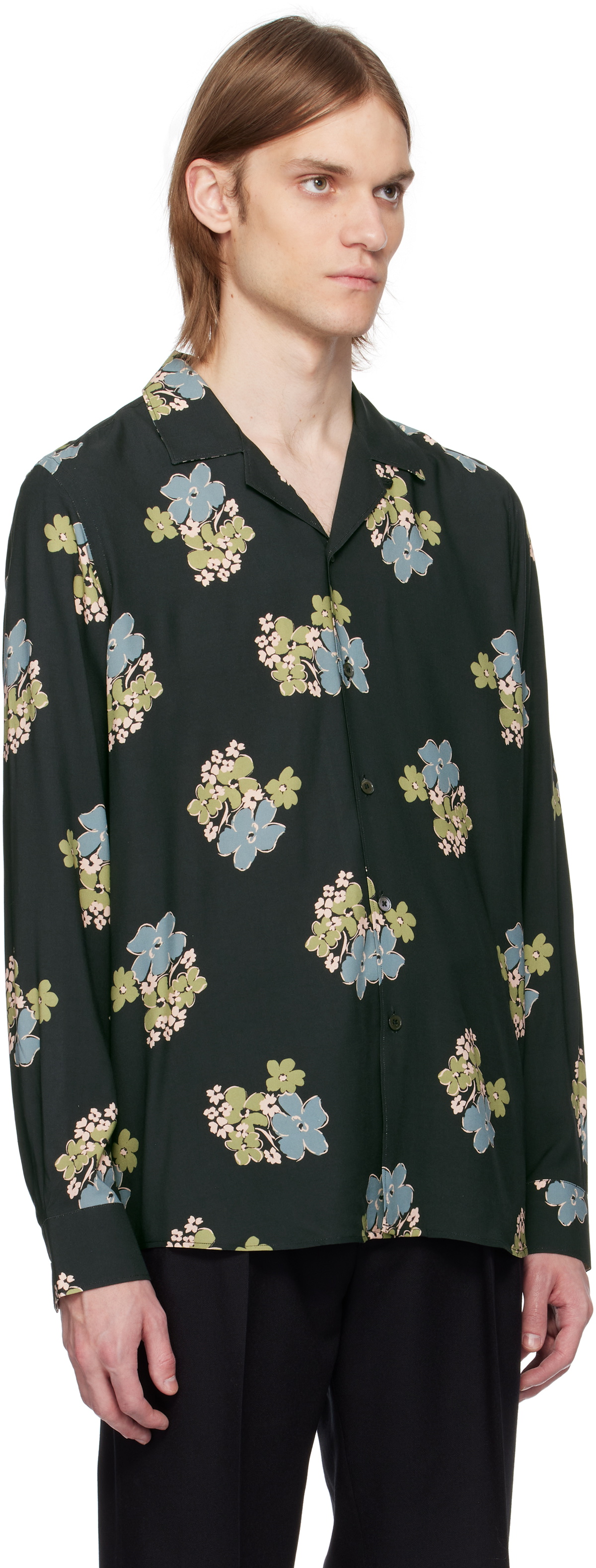 Paul Smith Black Floral Shirt Paul Smith