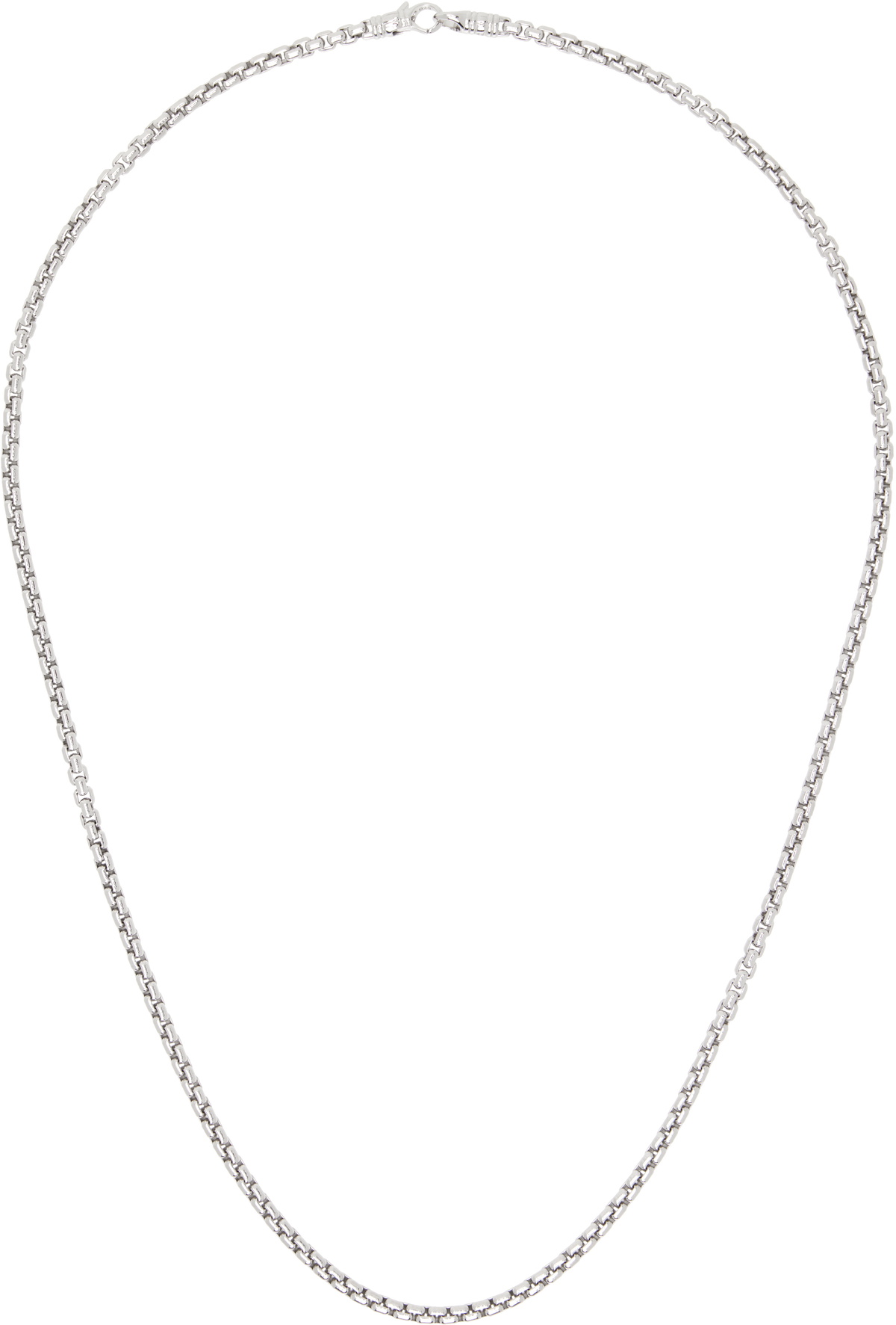 Tom Wood Silver Venetian Chain Necklace Tom Wood