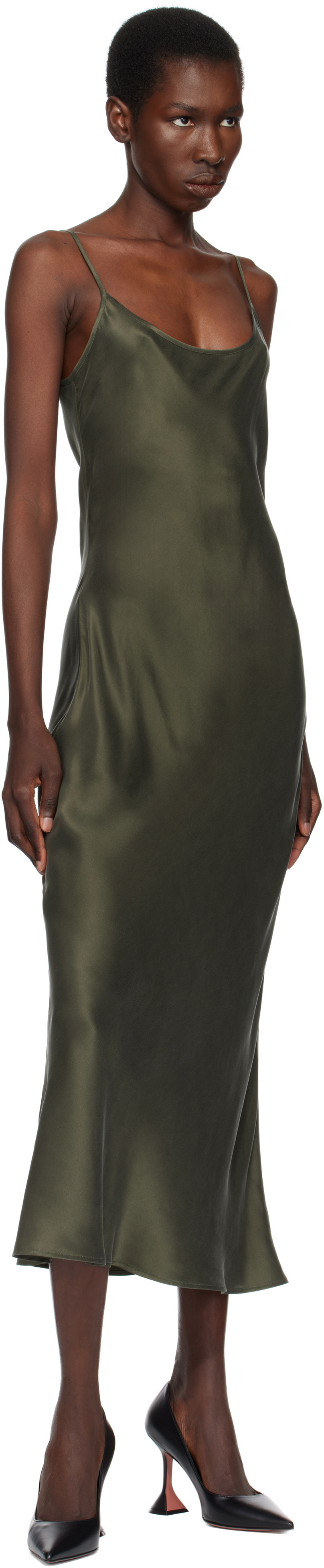 Amina Muaddi Black Ami Pump Heels Amina Muaddi