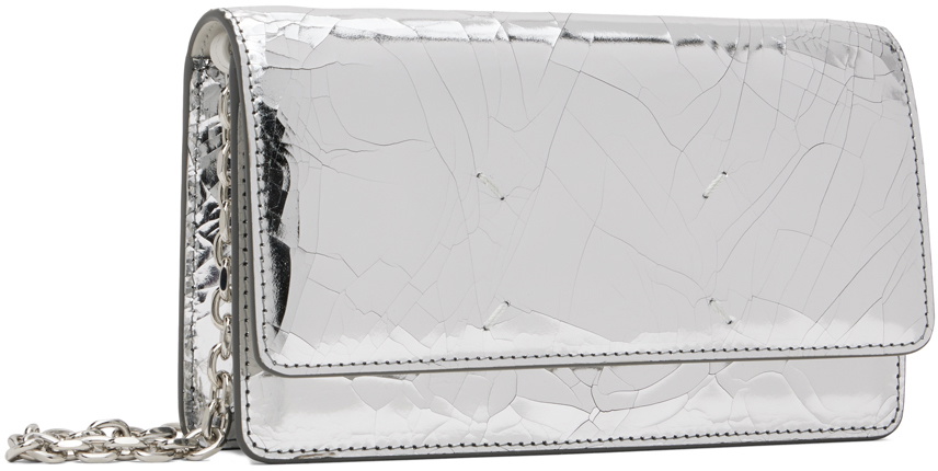 Maison Margiela Silver Chain Wallet Shoulder Bag Maison Margiela