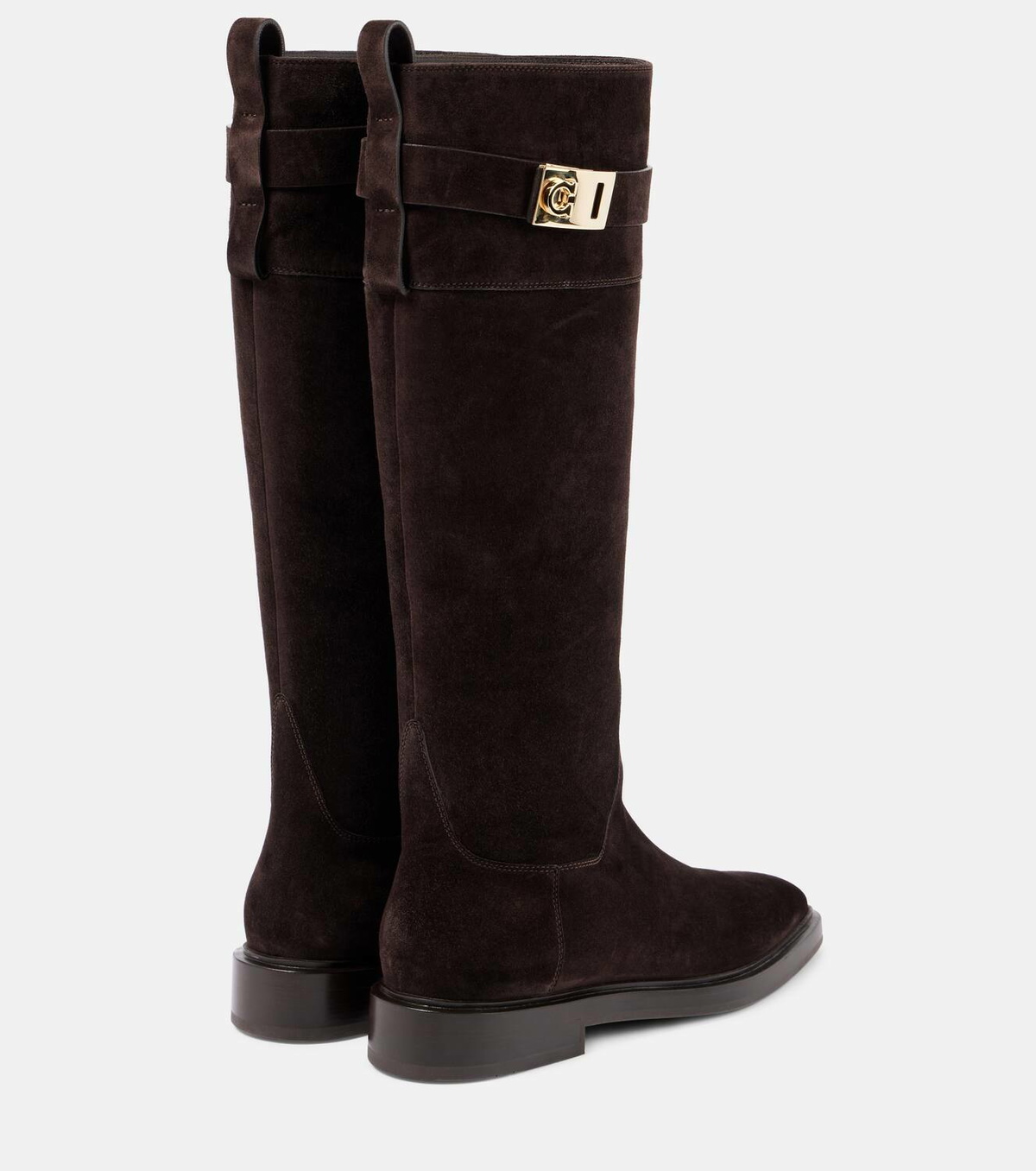 Ferragamo Hug suede knee-high boots Salvatore Ferragamo