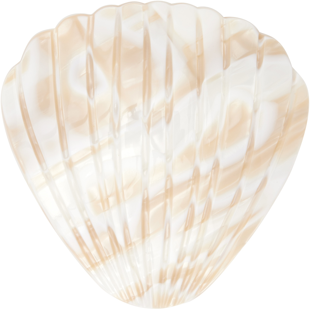 Sophie Buhai White & Beige Fan Shell Hair Clip Sophie Buhai