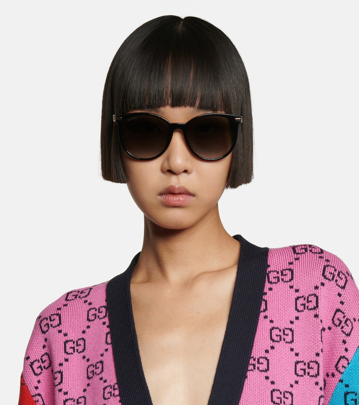 Gucci - Round acetate sunglasses Gucci