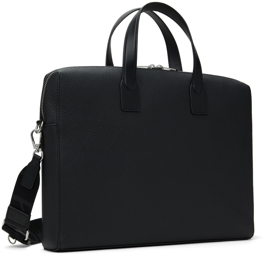 Paul Smith Black Slim Zip Folio Briefcase Paul Smith
