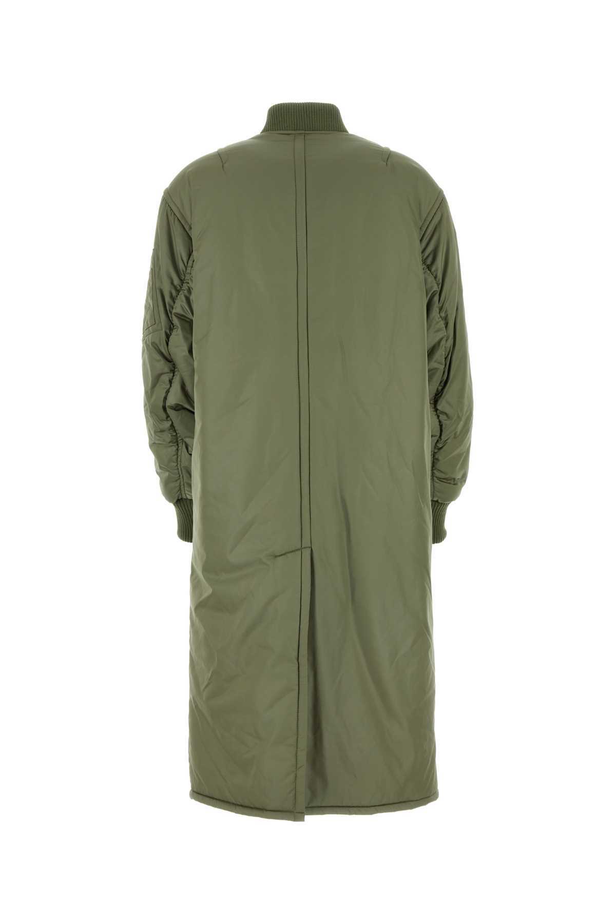 STAND STUDIO Olive Green Nylon Abbie Padded Jacket Stand Studio