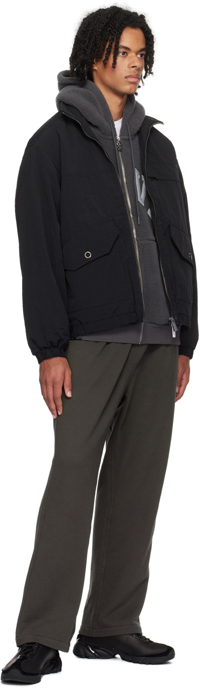 Izzue Black Padded Jacket Izzue