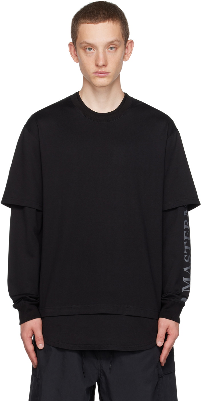 mastermind WORLD Black Layered Long Sleeve T-Shirt MASTERMIND WORLD
