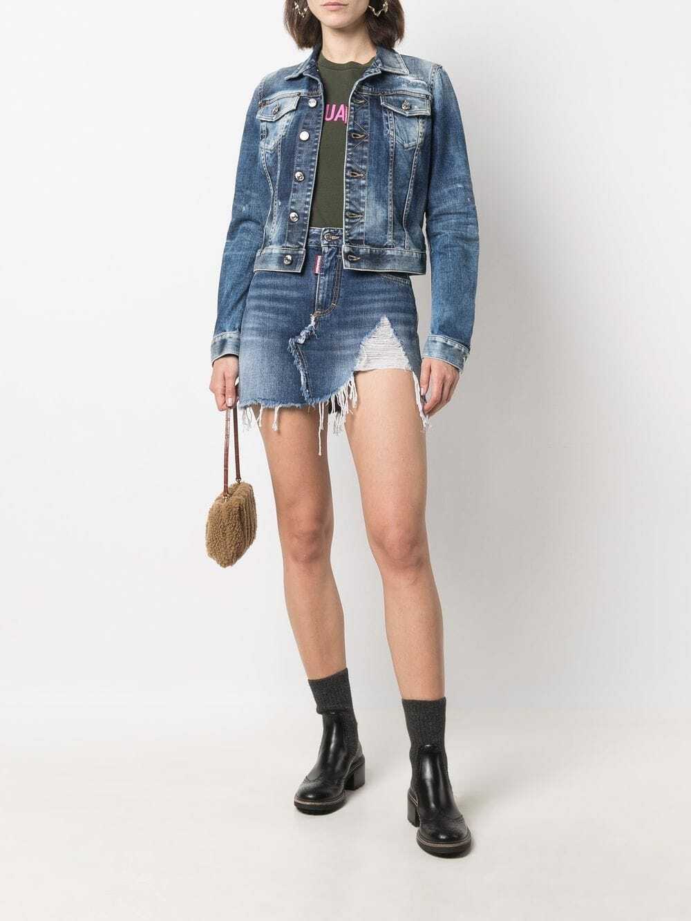 DSQUARED2 - Denim Mini Skirt Dsquared2